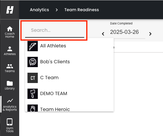How do I review my athlete's Readiness Survey results over time ...